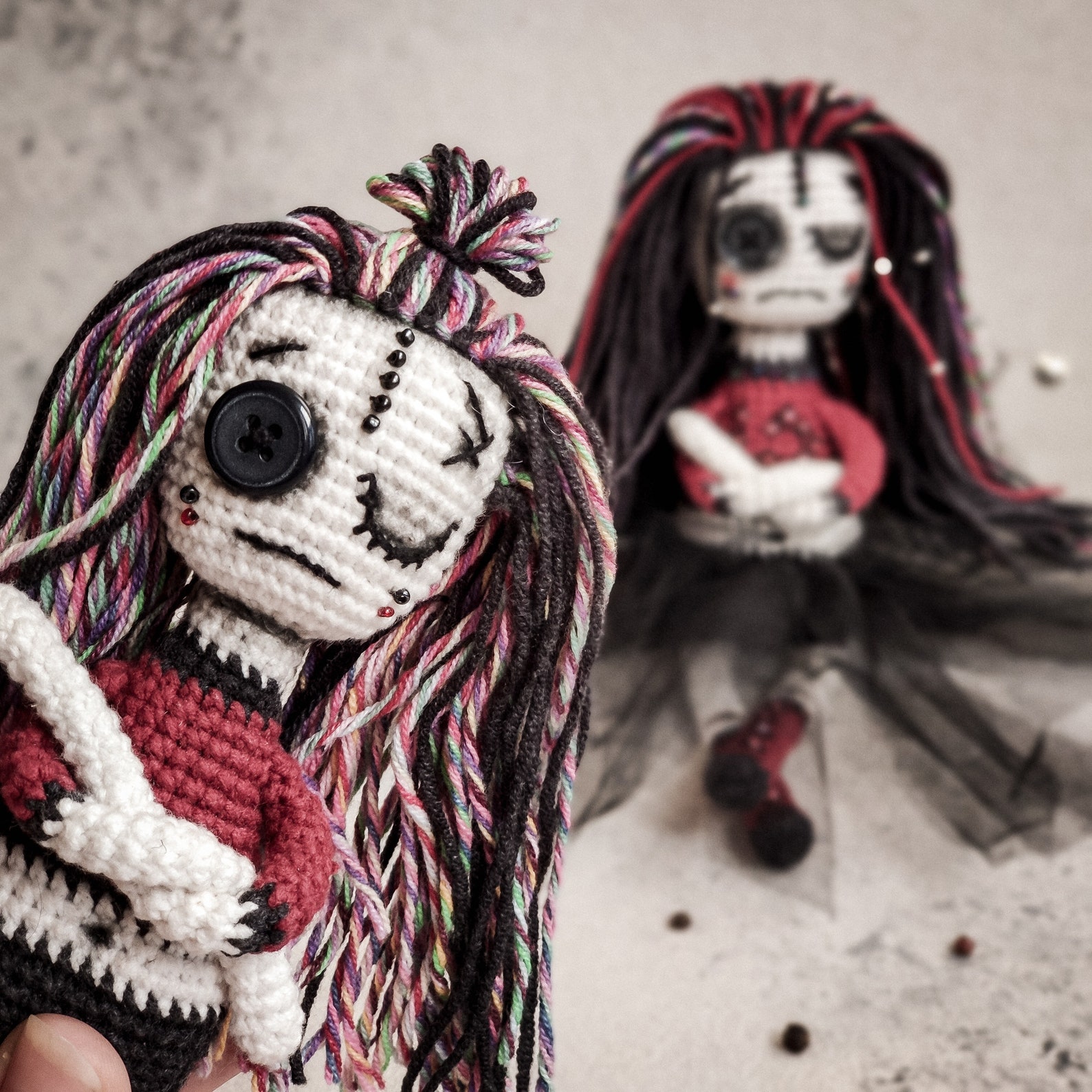 CROCHET PATTERN Gothic Doll / Gothic Amigurumi Doll / - Etsy