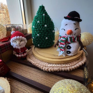 PDF Christmas SET: Santa Claus Snowman Christmas Tree Christmas ...