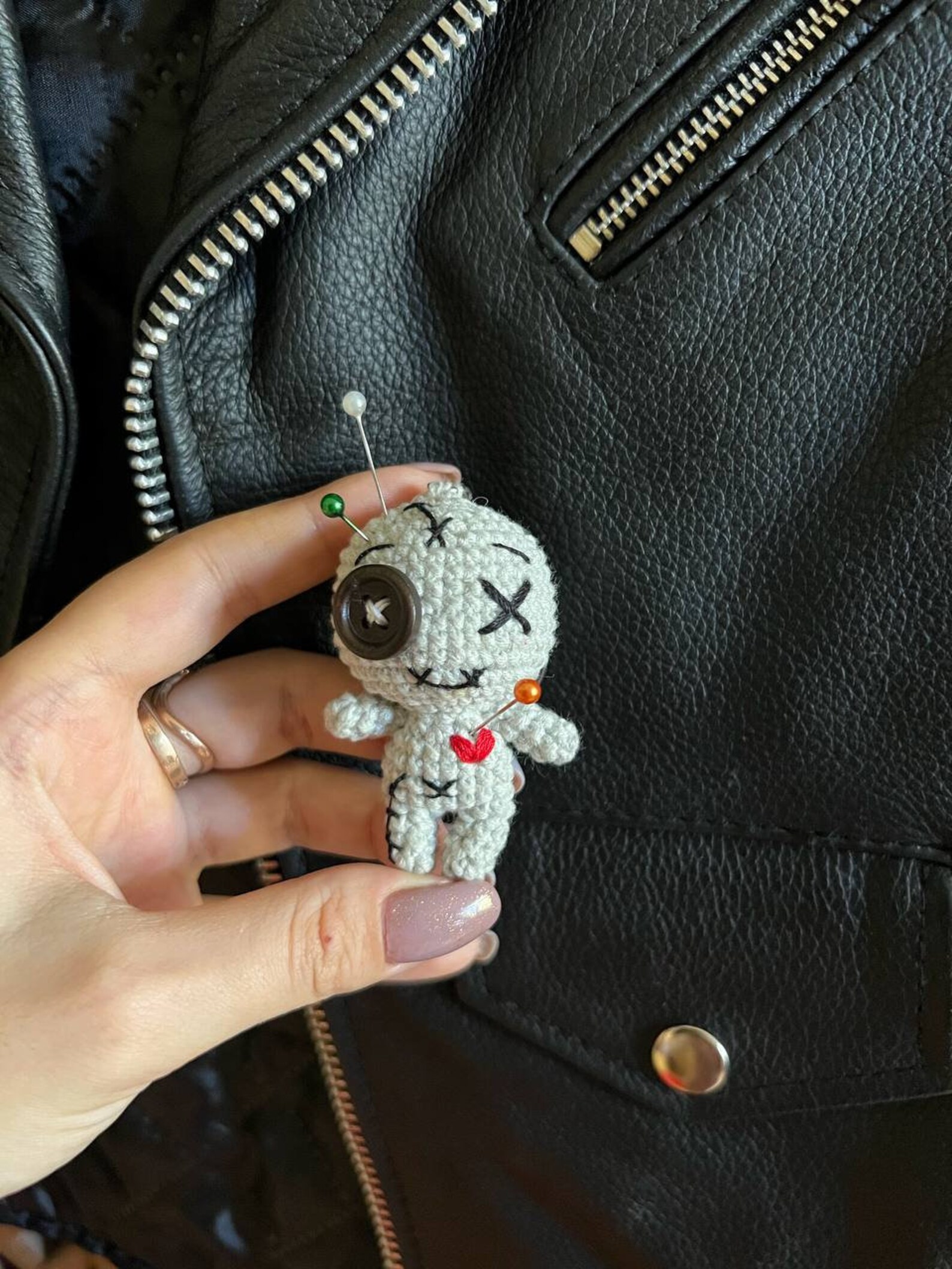 PDF Crochet Voodoo Doll Pattern, Keychain Pattern Amigurumi, Cute ...