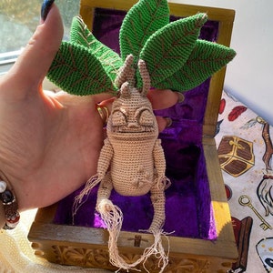 PDF Crochet Mandrake Plant, Flower, Cute Mandragora Doll, Amigurumi ...