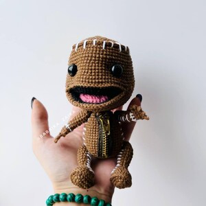 PDF Crochet Pattern Sackboy, Amigurumi Characters, Crochet Boy Doll ...
