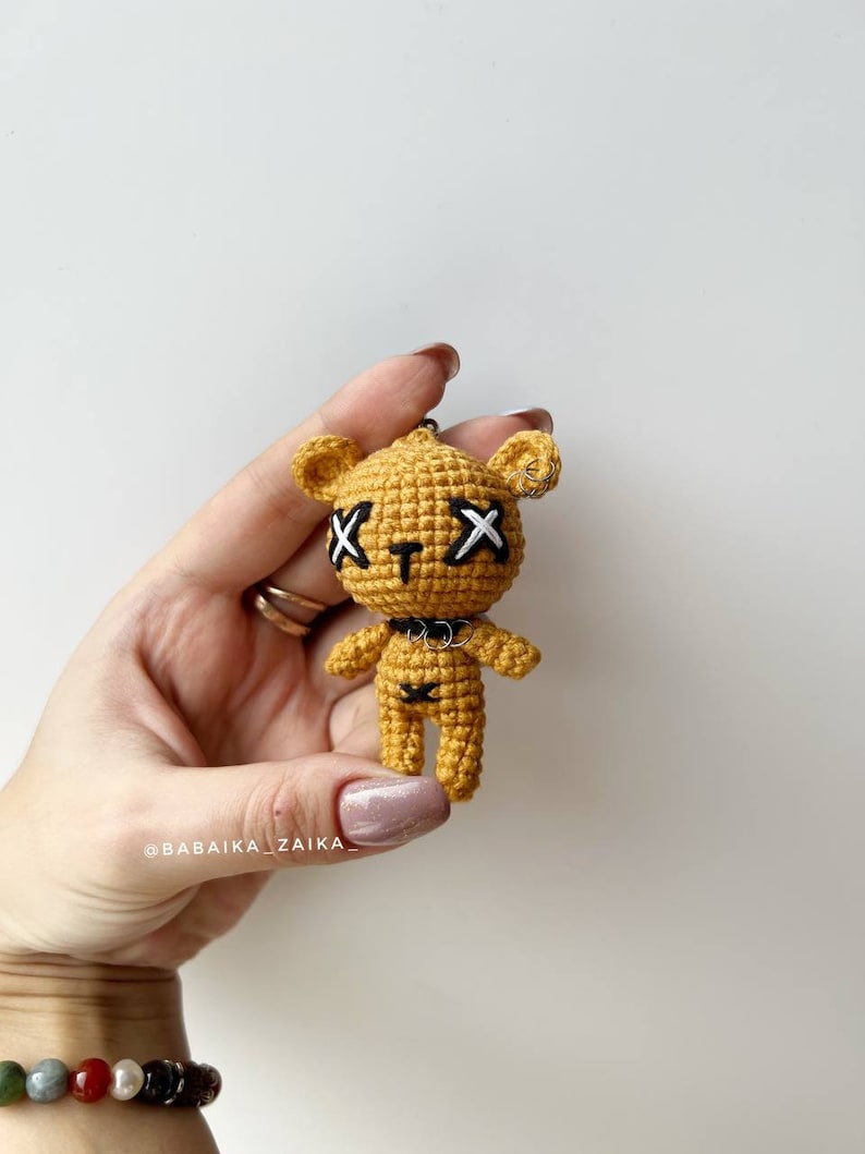 PDF Crochet Goth Bear Pattern Amigurumi Goth Teddy Bear - Etsy