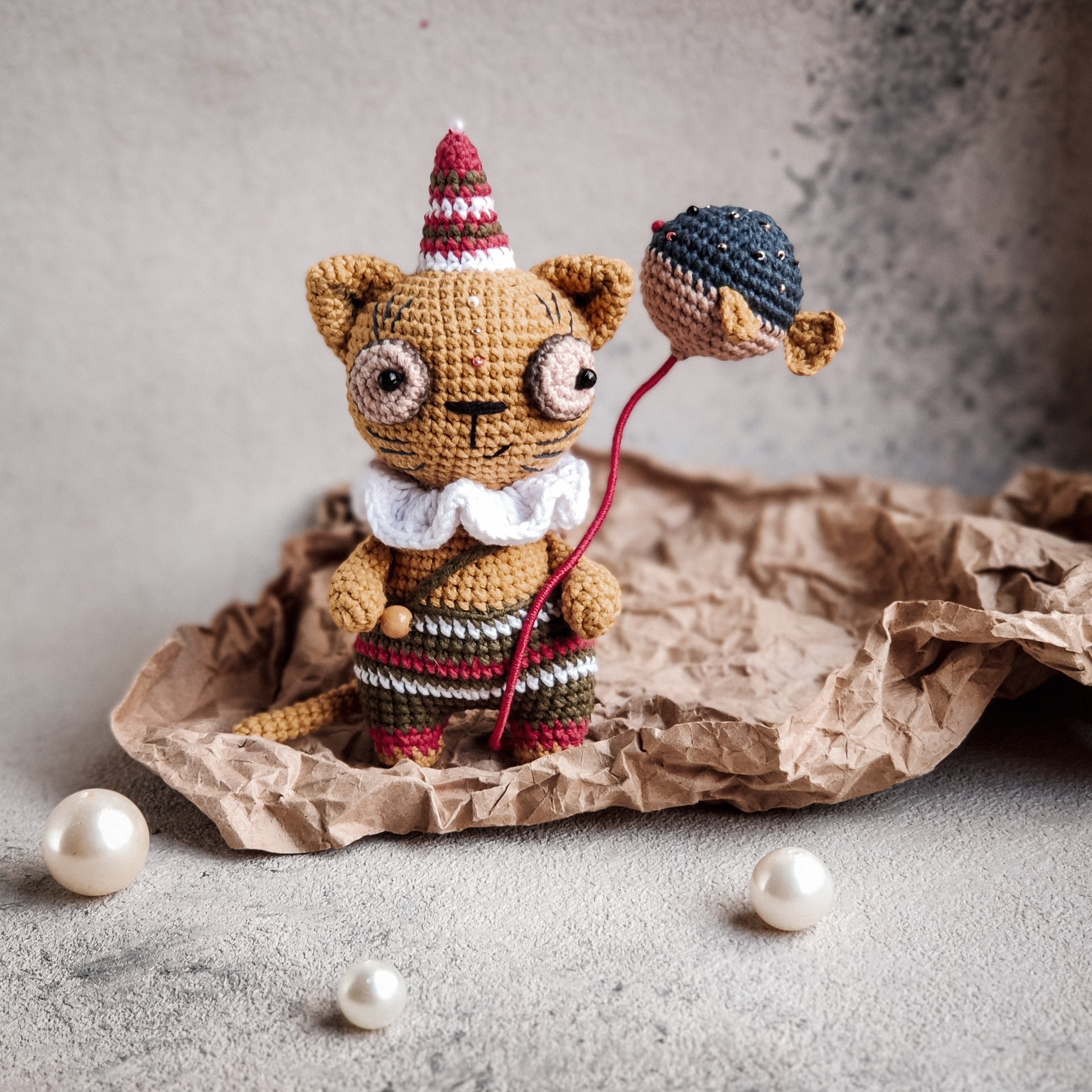 CROCHET PATTERN Cute Cat / Amigurumi Little Fish / PDF Pattern - Etsy