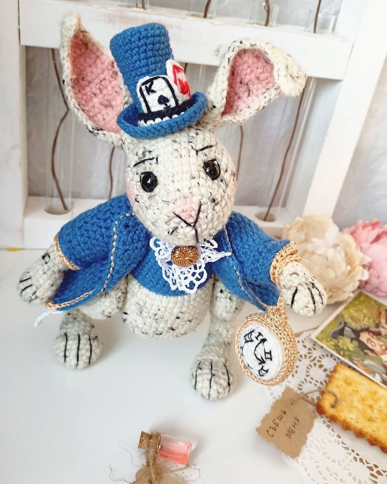 Crochet Rabbit Toy Crochet Burton's Movie Amigurumi - Etsy