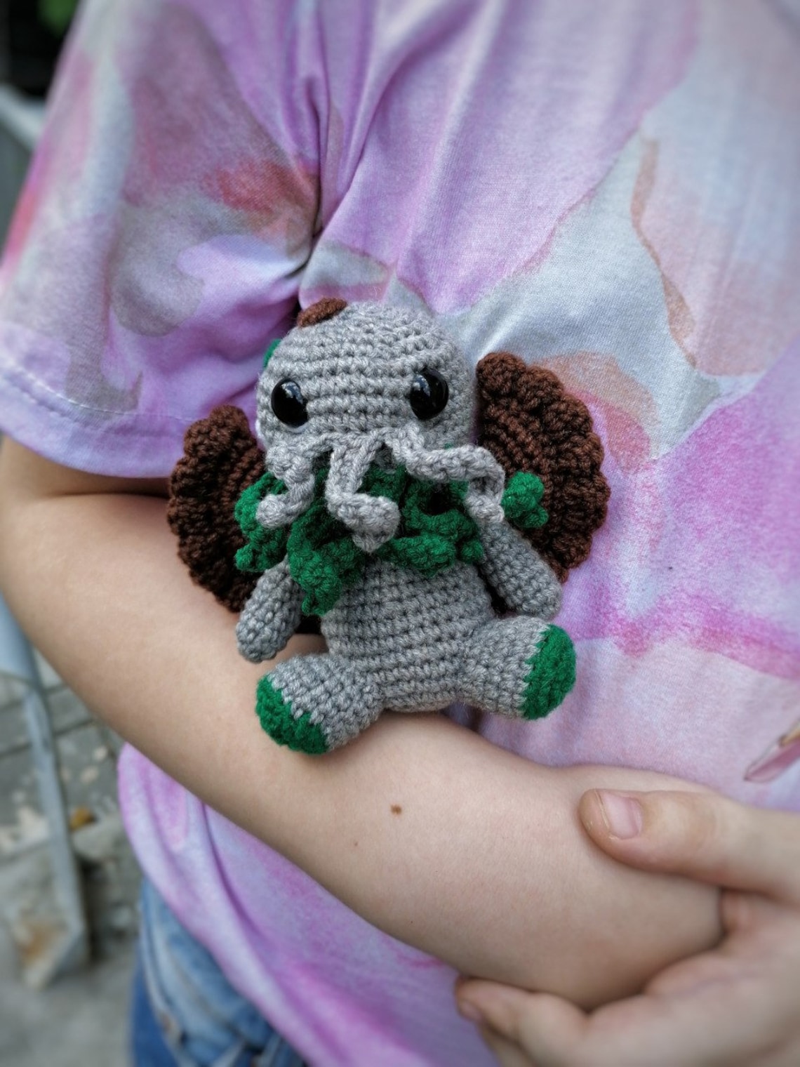 PDF Cthulhu Amigurumi Pattern, Digital Download, Baby Cthulhu, Crochet ...