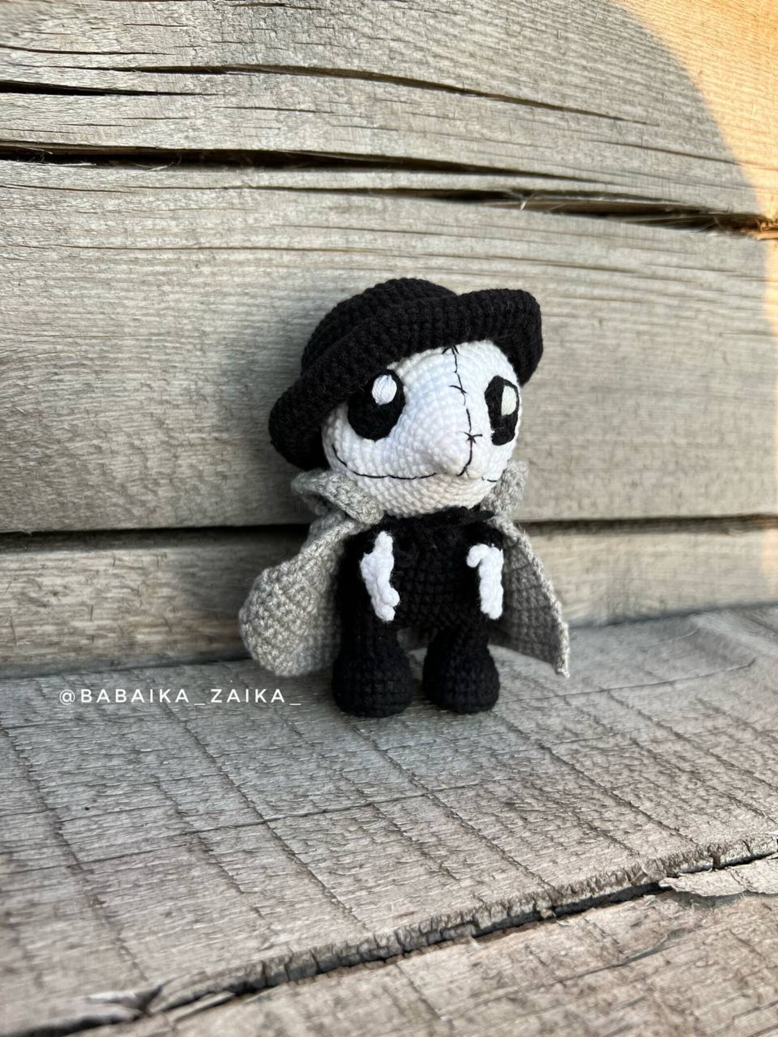 PDF Crochet Plague Doctor Pattern, Amigurumi Halloween Ornament ...