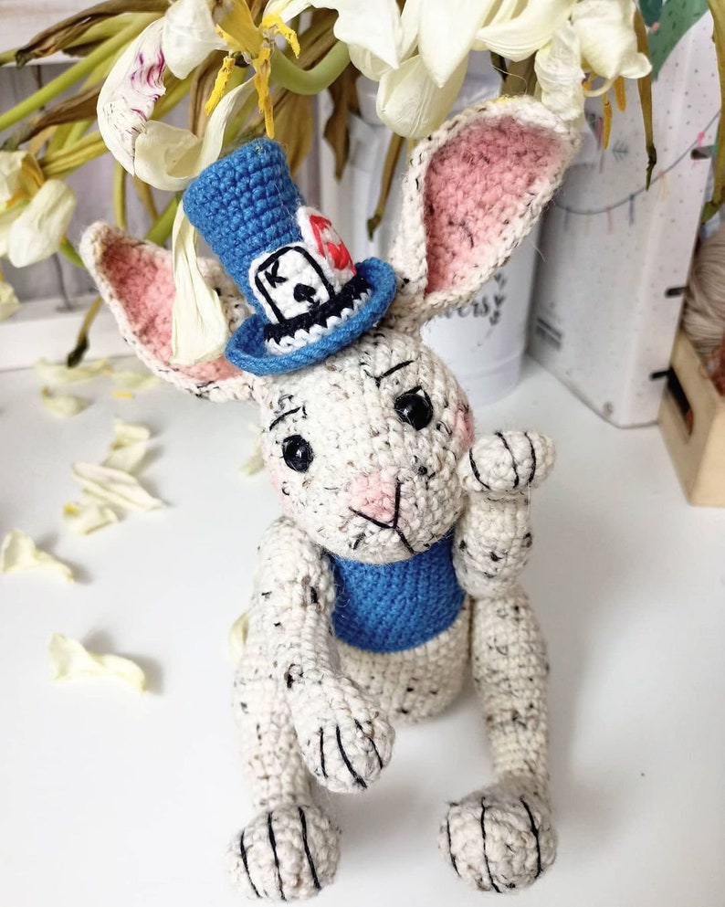 Crochet Rabbit Toy Crochet Burton's Movie Amigurumi - Etsy