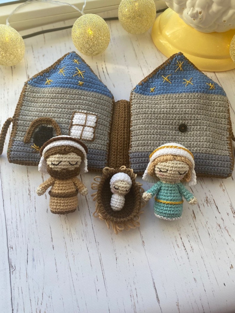 PDF Crochet Pattern Nativity Book, Christmas Crochet Pattern, Doll ...