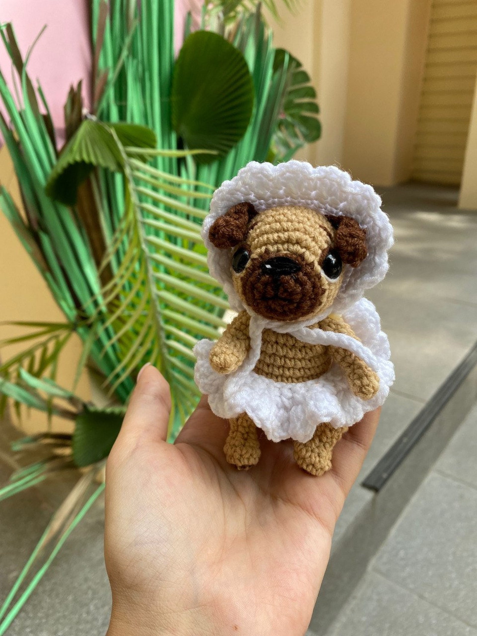 PDF Crochet Cute Pug Dog Puppy Amigurumi and Dogs Accessories - Etsy