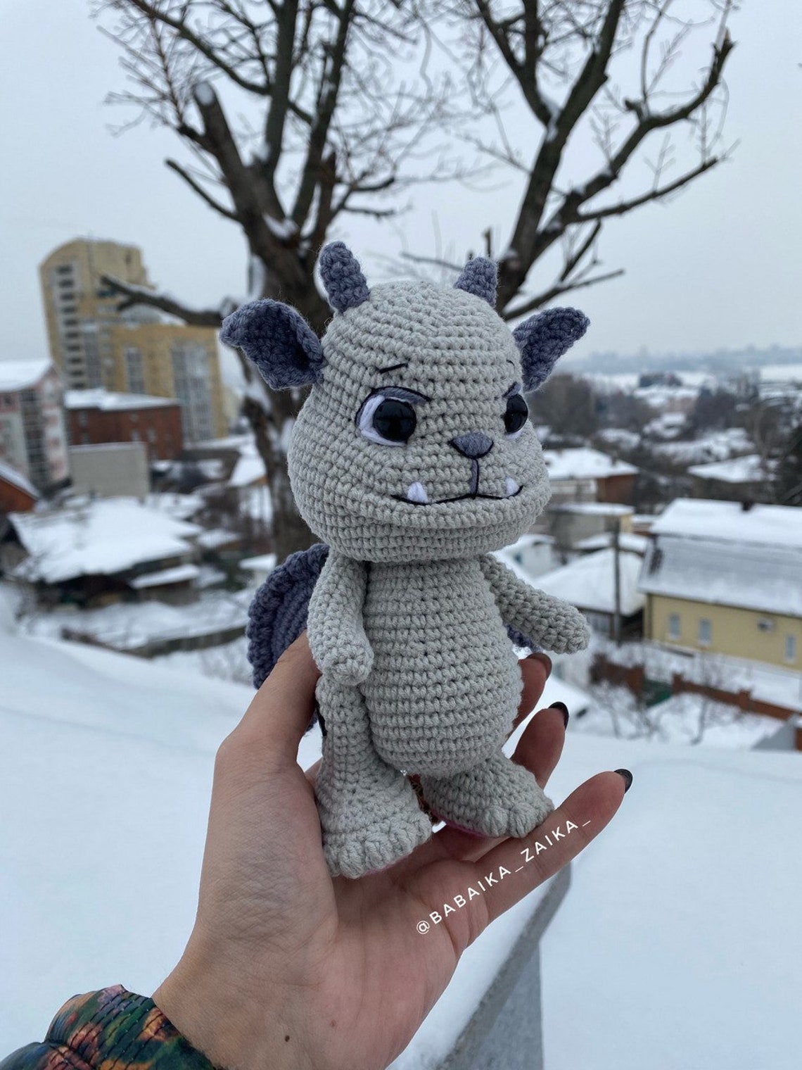 PDF Crochet Gargoyle Pattern Amigurumi Gargoyle Crochet - Etsy