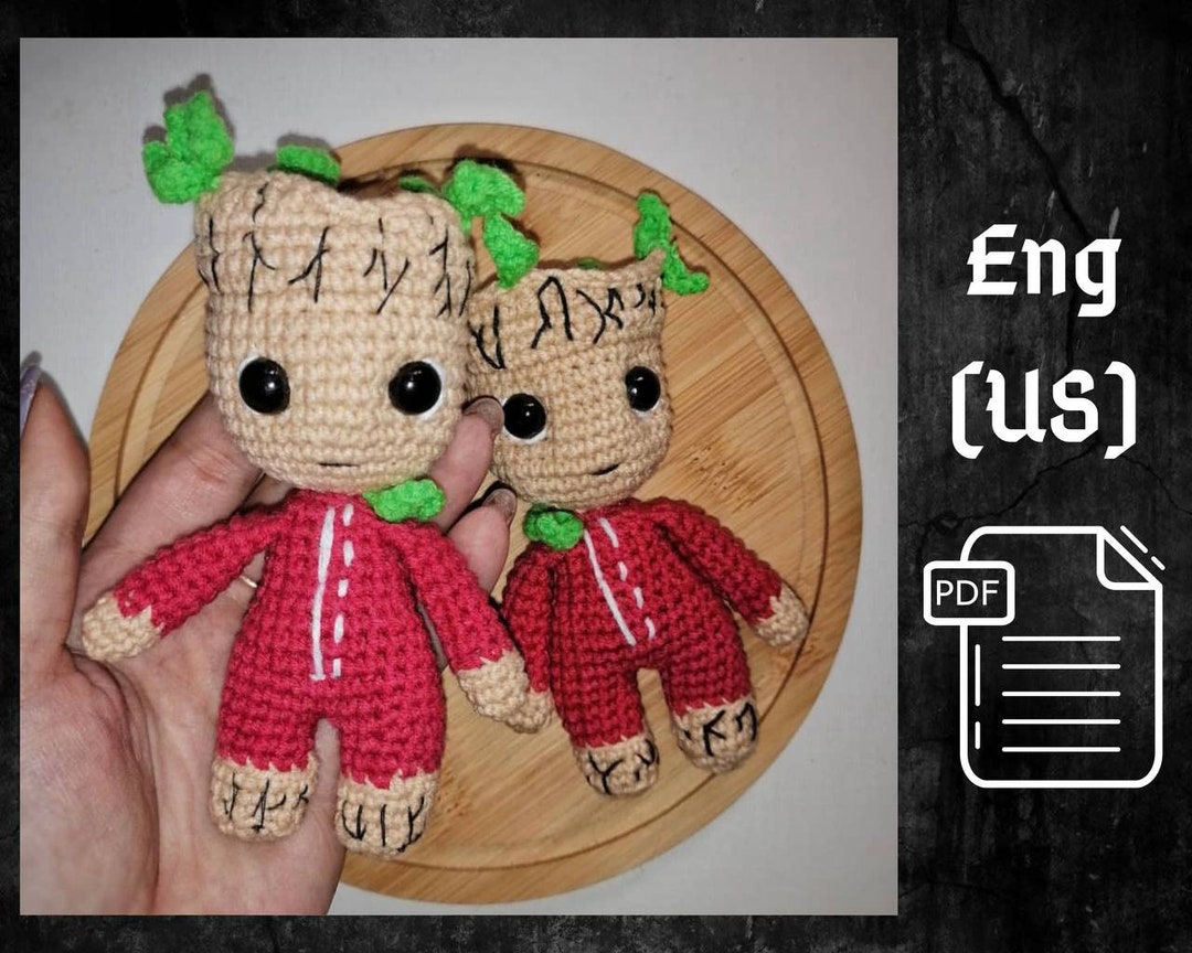 PDF Amigurumi Groot Crochet Pattern Crochet Guardians of the - Etsy