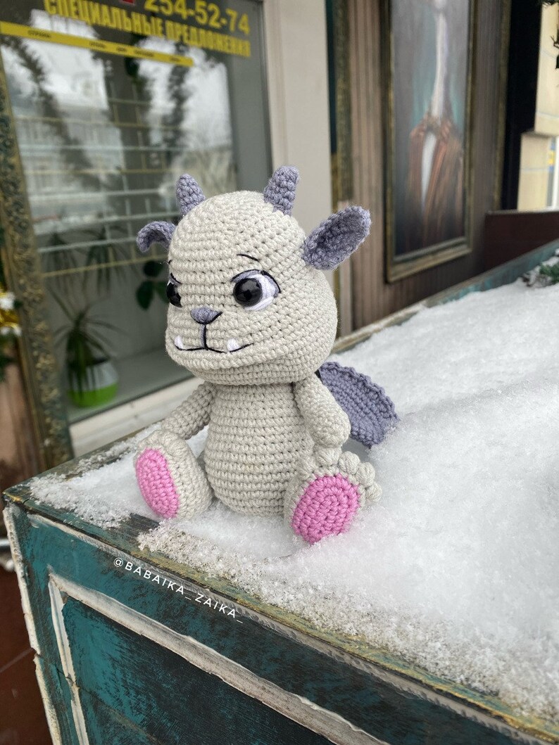PDF Crochet Gargoyle Pattern, Amigurumi Gargoyle, Crochet Halloween ...