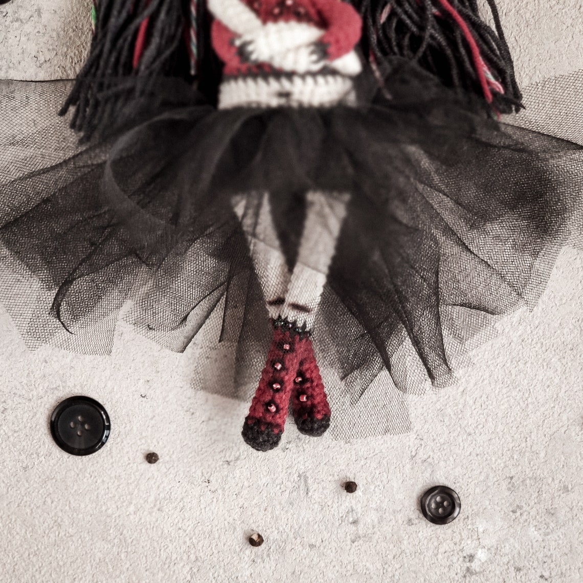 CROCHET PATTERN Gothic Doll / Gothic Amigurumi Doll / - Etsy