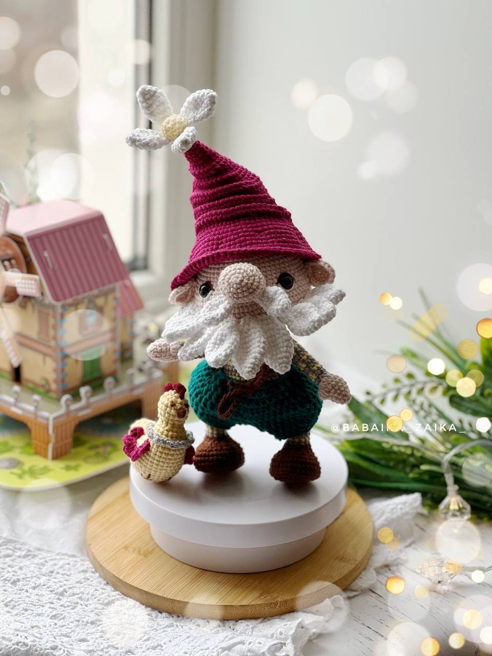 PDF Crochet Pattern Easter Cute Gnome and Chicken, Easter Ornaments ...