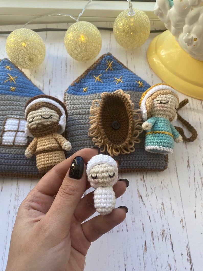 PDF Crochet Pattern Nativity Book, Christmas Crochet Pattern, Doll ...