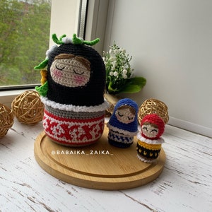 PDF Matryoshka Crochet Pattern Crochet Amigurumi Doll Pattern PDF ...