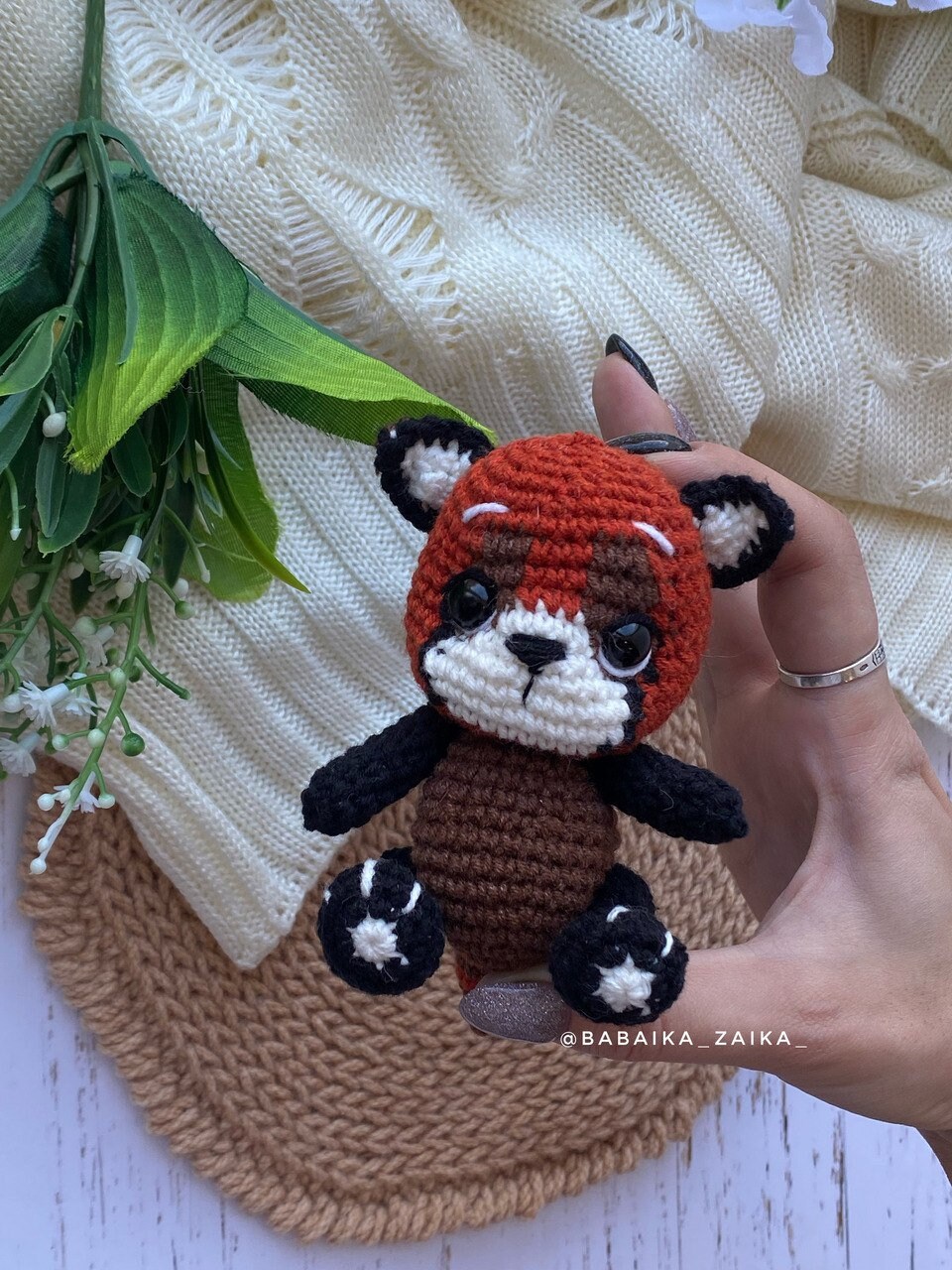 PDF Red Panda Panda Crochet Pattern Amigurumi Panda - Etsy