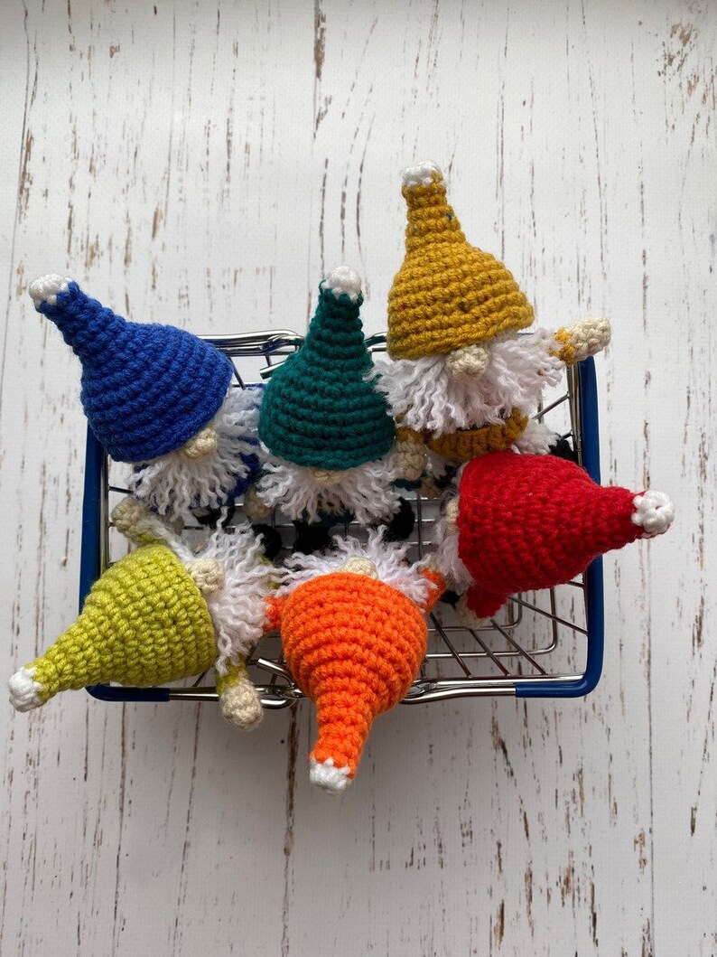 PDF Crochet Pattern Christmas Gnome Doll Amigurumi Gnome - Etsy