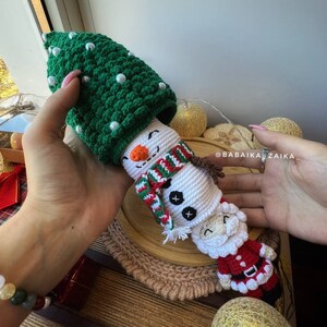 PDF Christmas SET: Santa Claus Snowman Christmas Tree Christmas ...