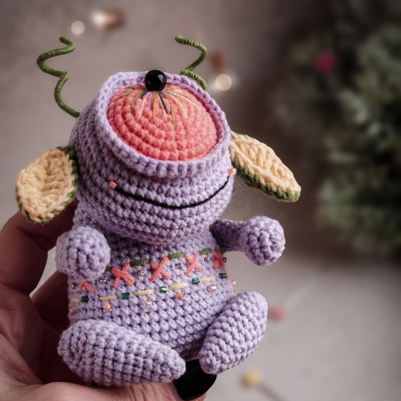 CROCHET PATTERN Cute Monster / Amigurumi Monster / Crochet - Etsy