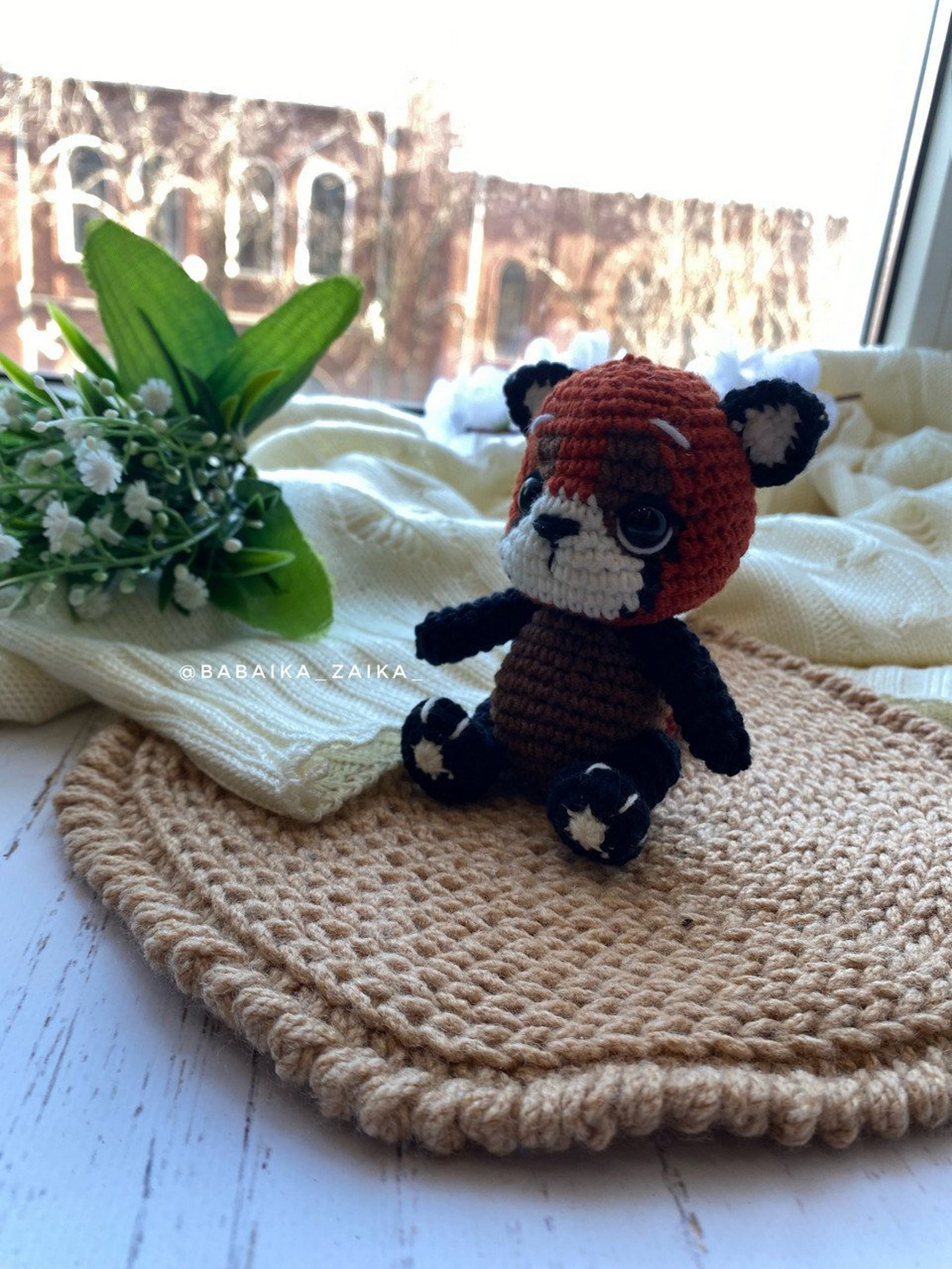 PDF Red Panda Panda Crochet Pattern, Amigurumi Panda, Amigurumi Animal ...