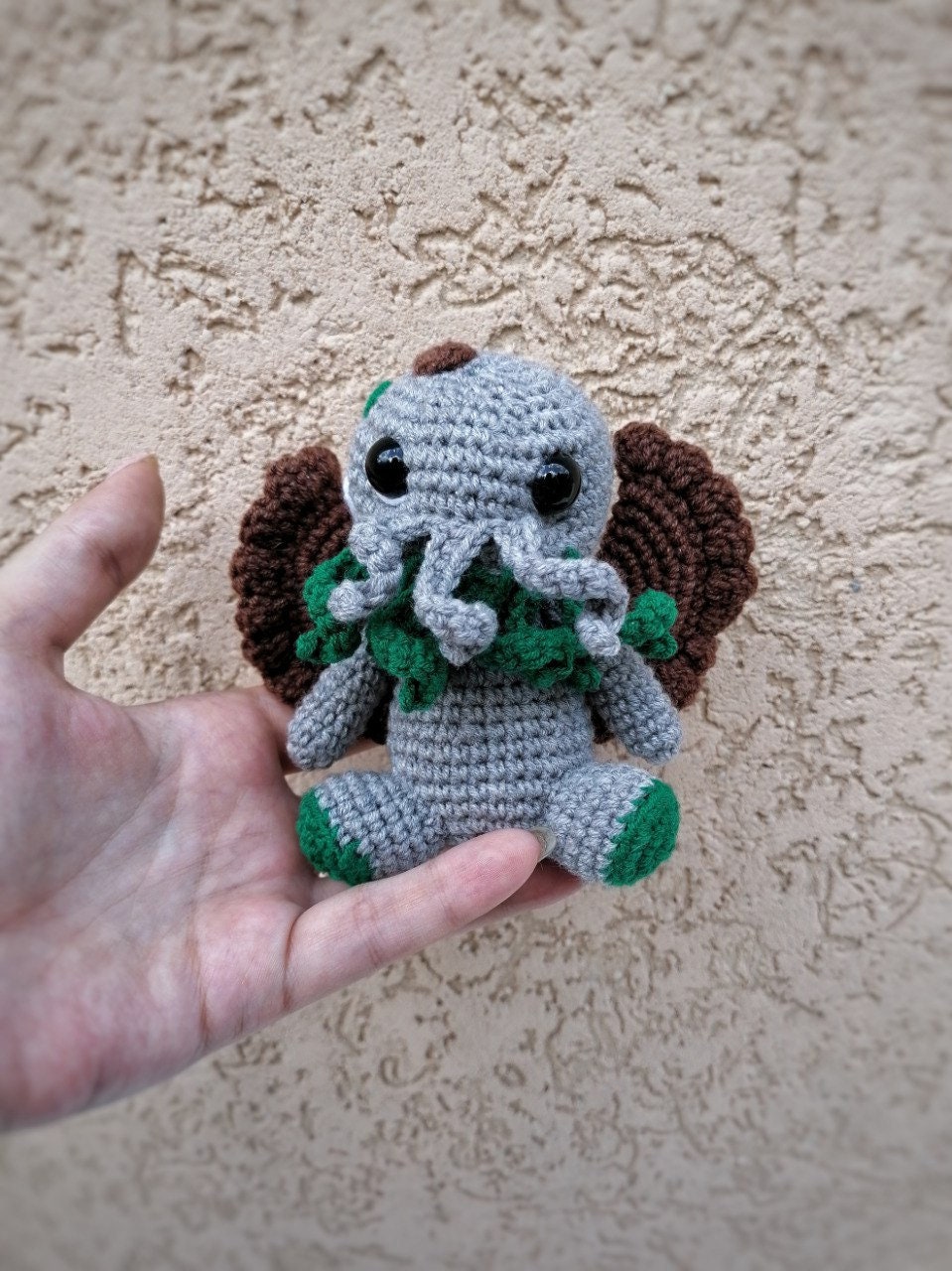 PDF Cthulhu Amigurumi Pattern, Digital Download, Baby Cthulhu, Crochet ...