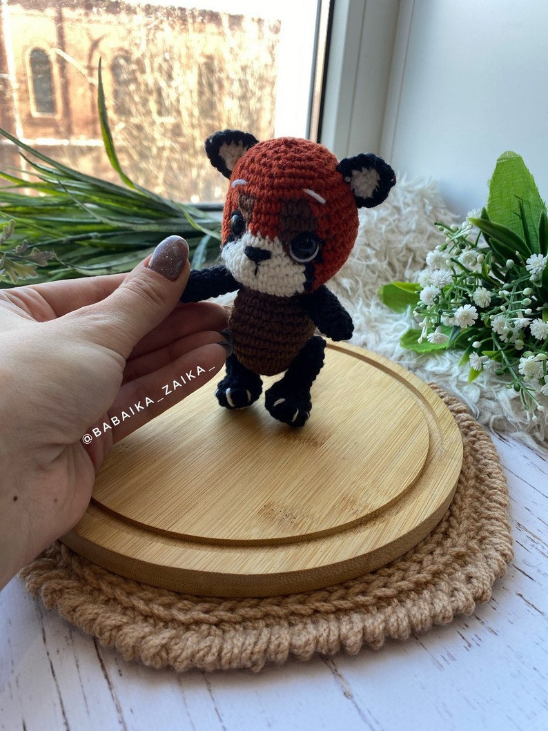 PDF Red Panda Panda Crochet Pattern Amigurumi Panda - Etsy