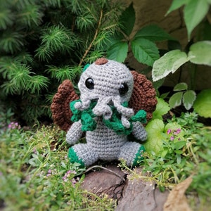PDF Cthulhu Amigurumi Pattern, Digital Download, Baby Cthulhu, Crochet ...