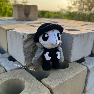 PDF Crochet Plague Doctor Pattern, Amigurumi Halloween Ornament ...