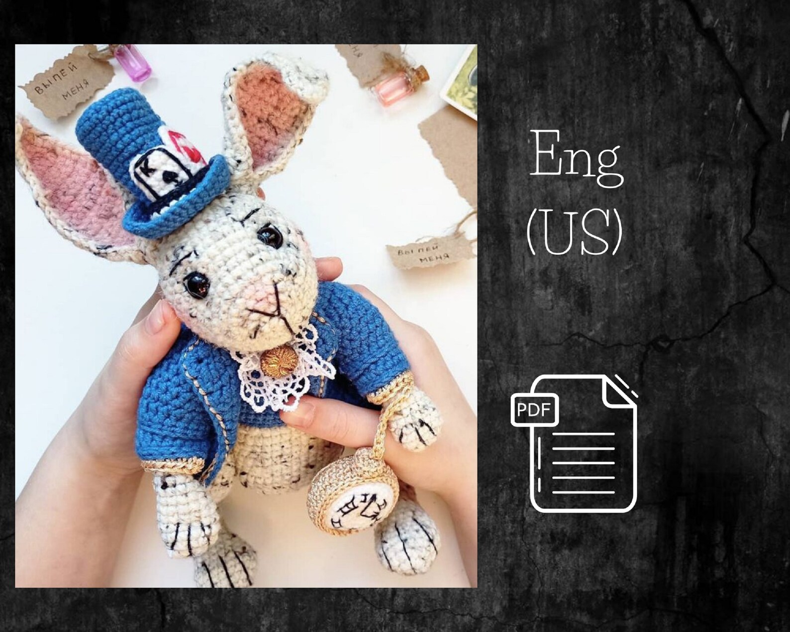 Crochet Rabbit Toy Crochet Burton's Movie Amigurumi - Etsy