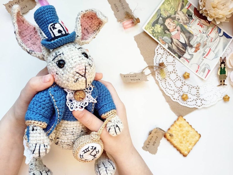 Crochet Rabbit Toy Crochet Burton's Movie Amigurumi - Etsy