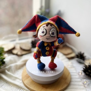 PDF Crochet Pomni Pattern, Amazing Digital Circus Amigurumi Pattern, Crochet Monster, Halloween ...