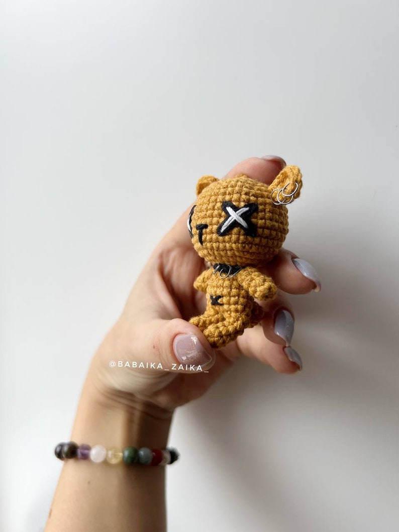 PDF Crochet Goth Bear Pattern Amigurumi Goth Teddy Bear - Etsy