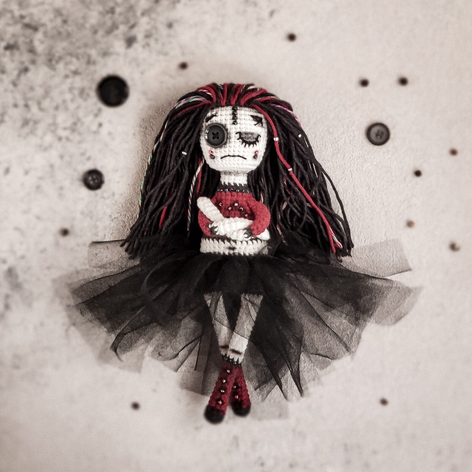 CROCHET PATTERN Gothic Doll / Gothic Amigurumi Doll / - Etsy