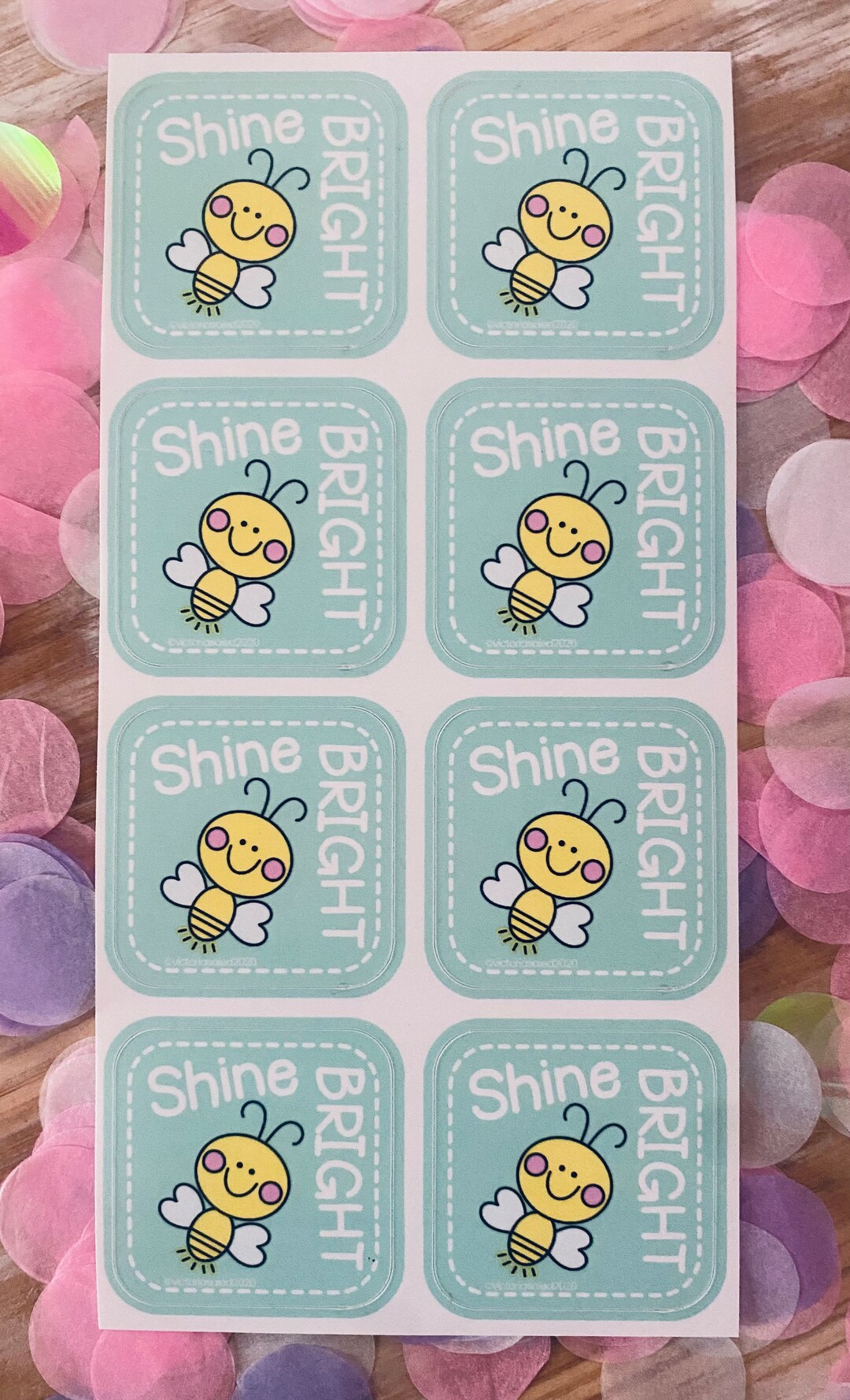 Shine Bright Stickers - Etsy