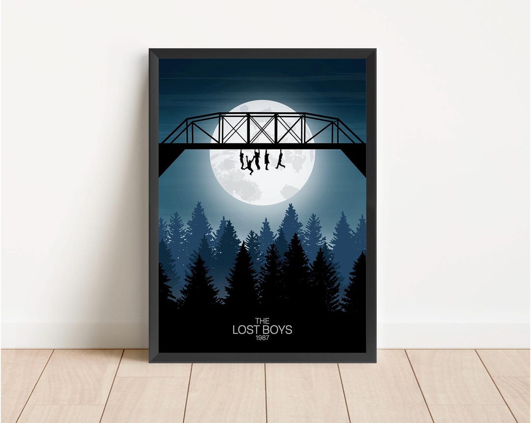 The Lost Boys Movie Poster: Bridge Scene Film Art Print - Etsy