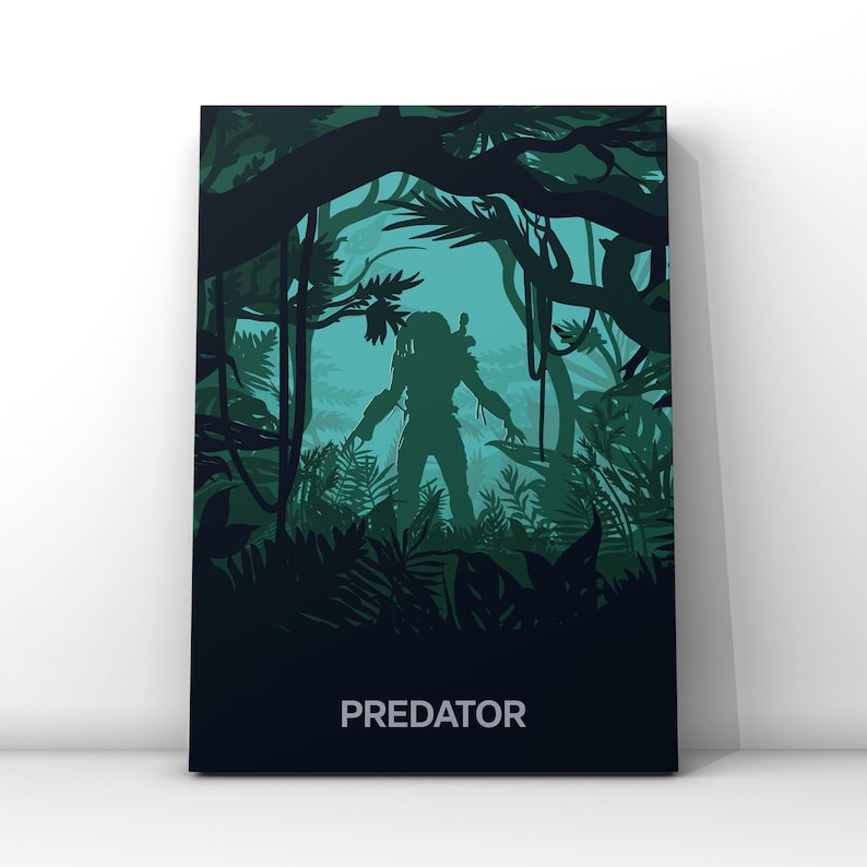 Predator Movie Poster: Film Art Print, Action Movie Decor - Etsy