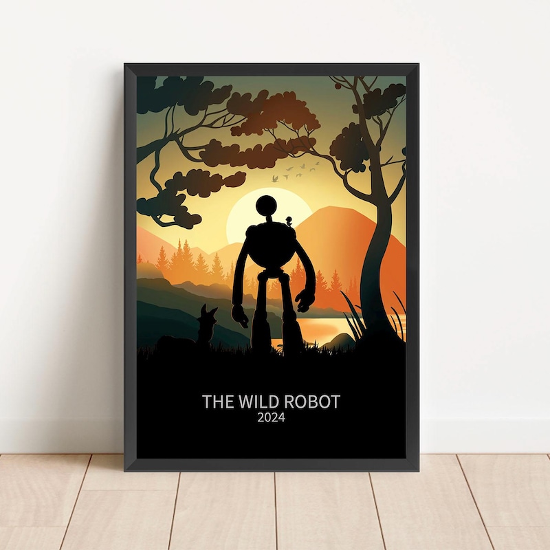 Robot Poster - Etsy