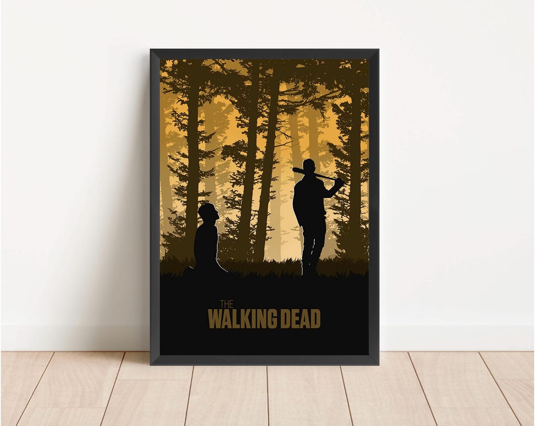 The Walking Dead Negan Television TV Art Decor Poster the Walking Dead ...