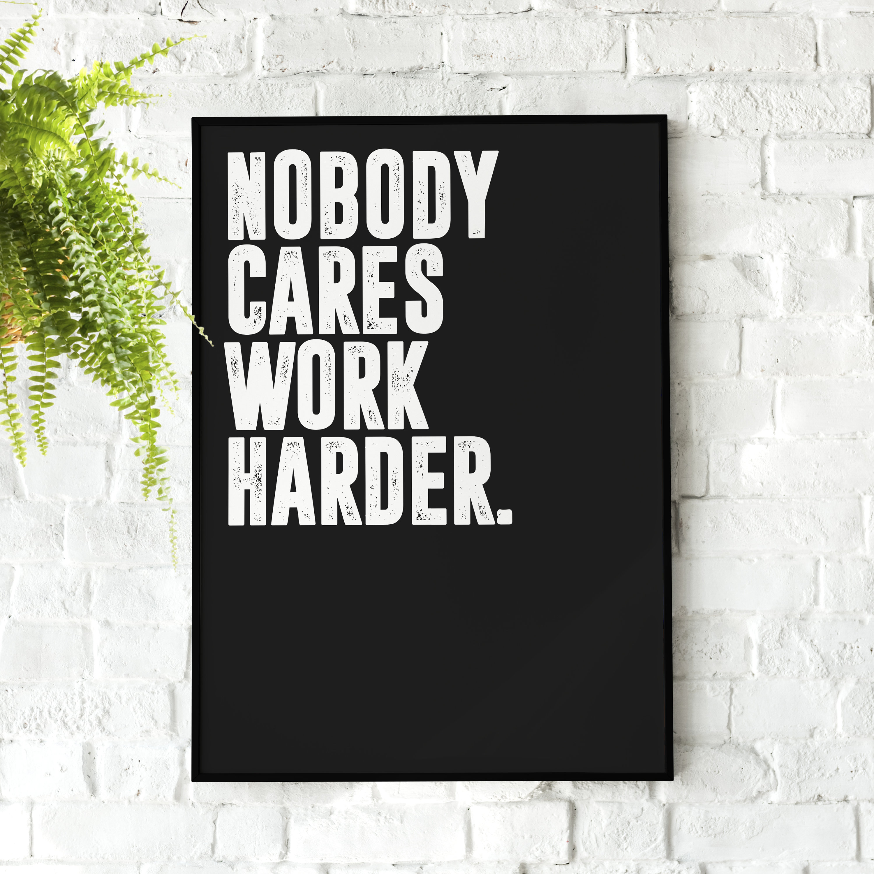 Jocko Willink Nobody Cares Work Harder Motivational Poster - Etsy UK