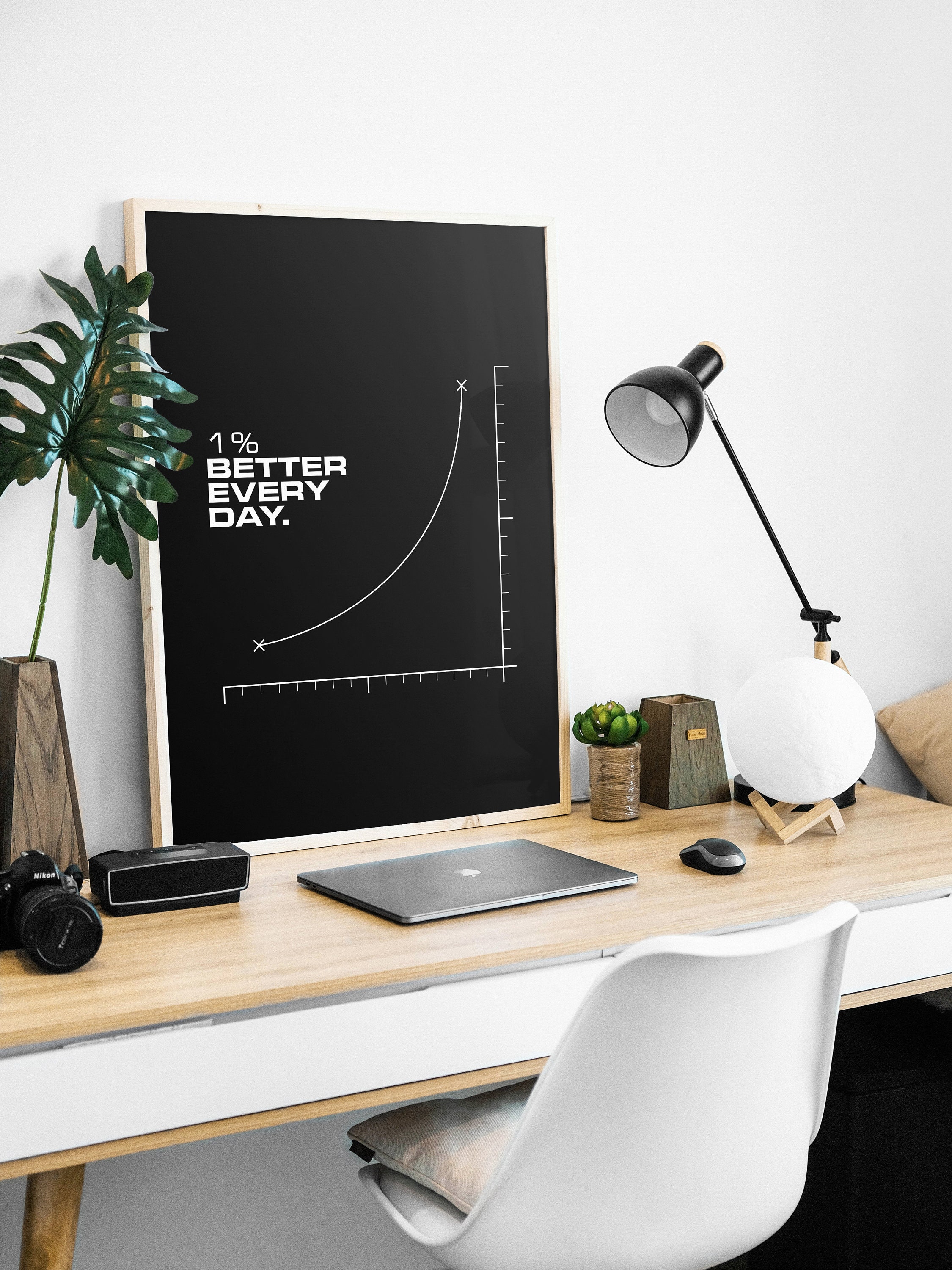 1% Better Every Day Motivational Poster, Wall Art, Discipline, Home ...