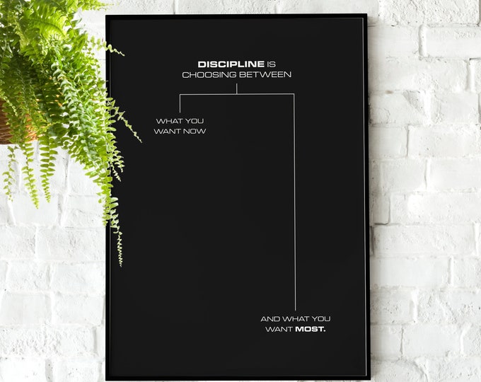 1% Better Every Day Motivational Poster, Wall Art, Discipline, Home ...