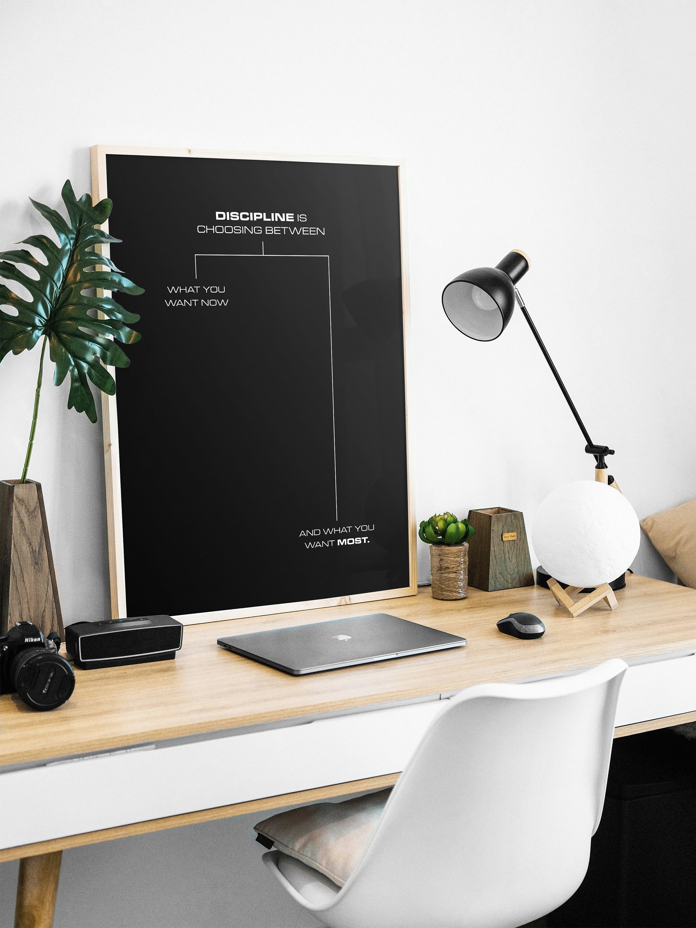 Discipline is Choosing Between Motivational Poster, Wall Art ...