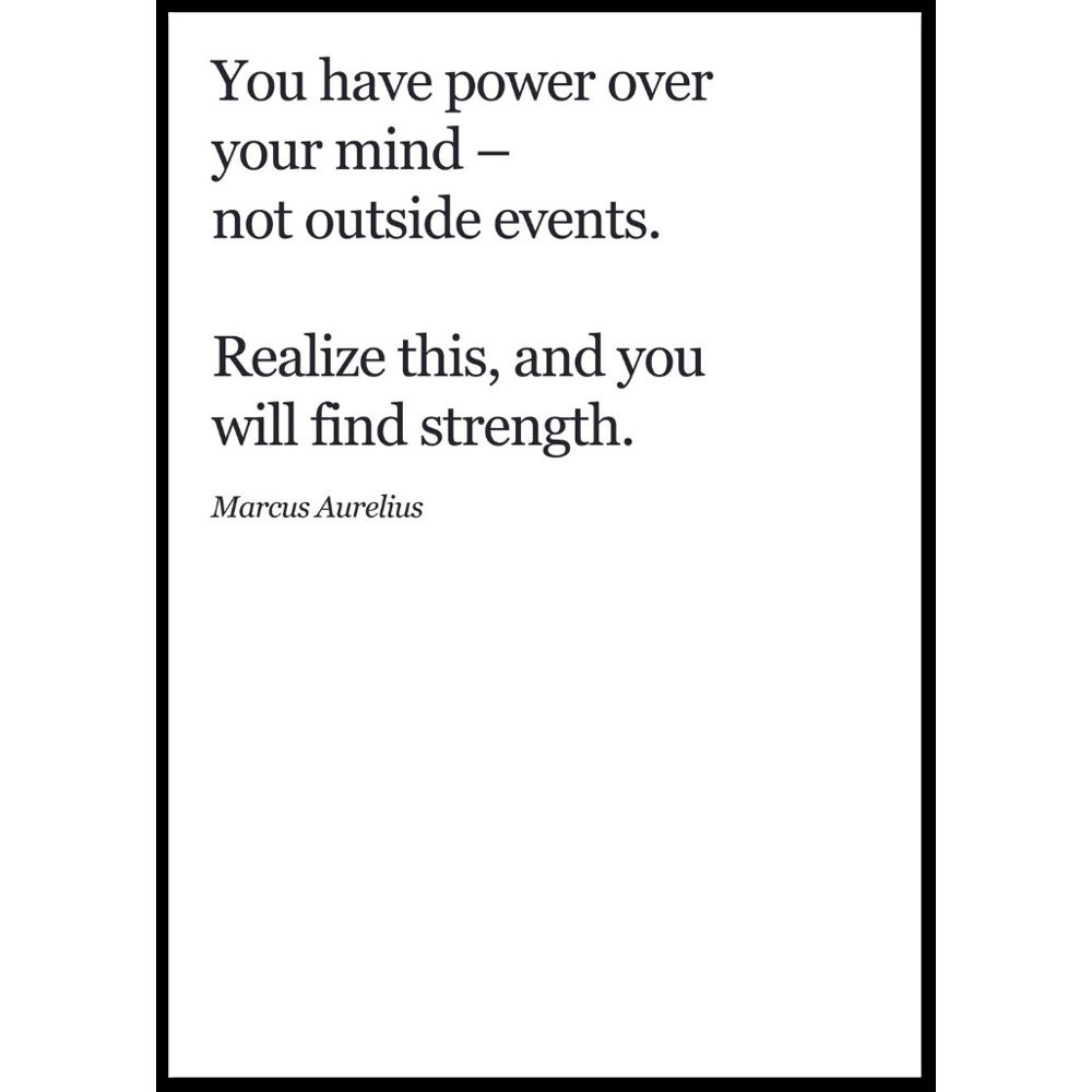Marcus Aurelius Poster Stoic Art Print, Marcus Aurelius Quote Print ...