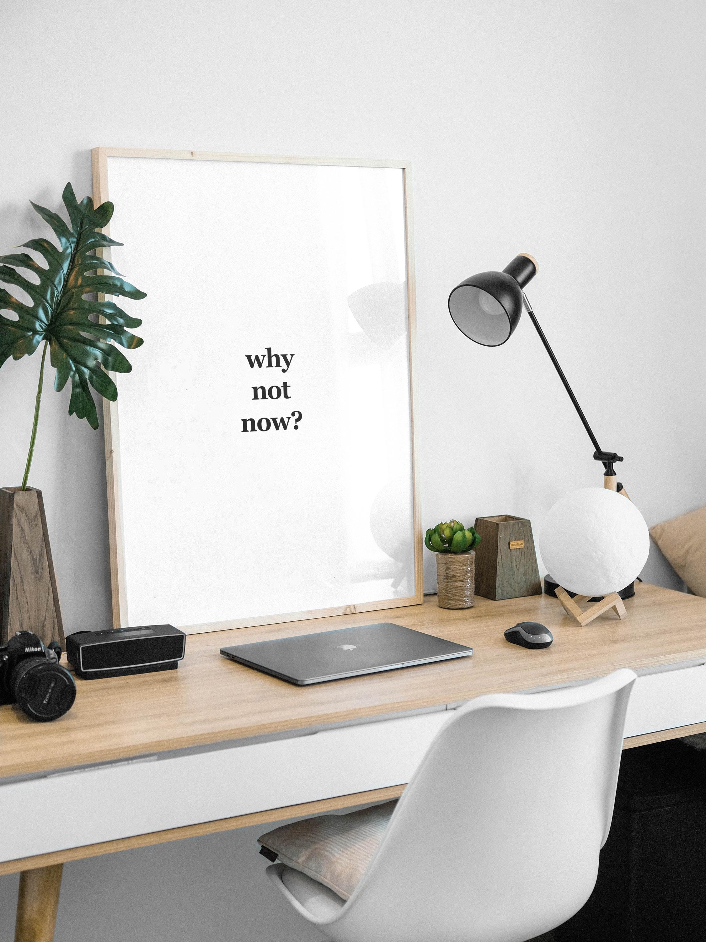 Why Not Now? | Motivational Poster, Wall Art, Discipline, Home Office ...