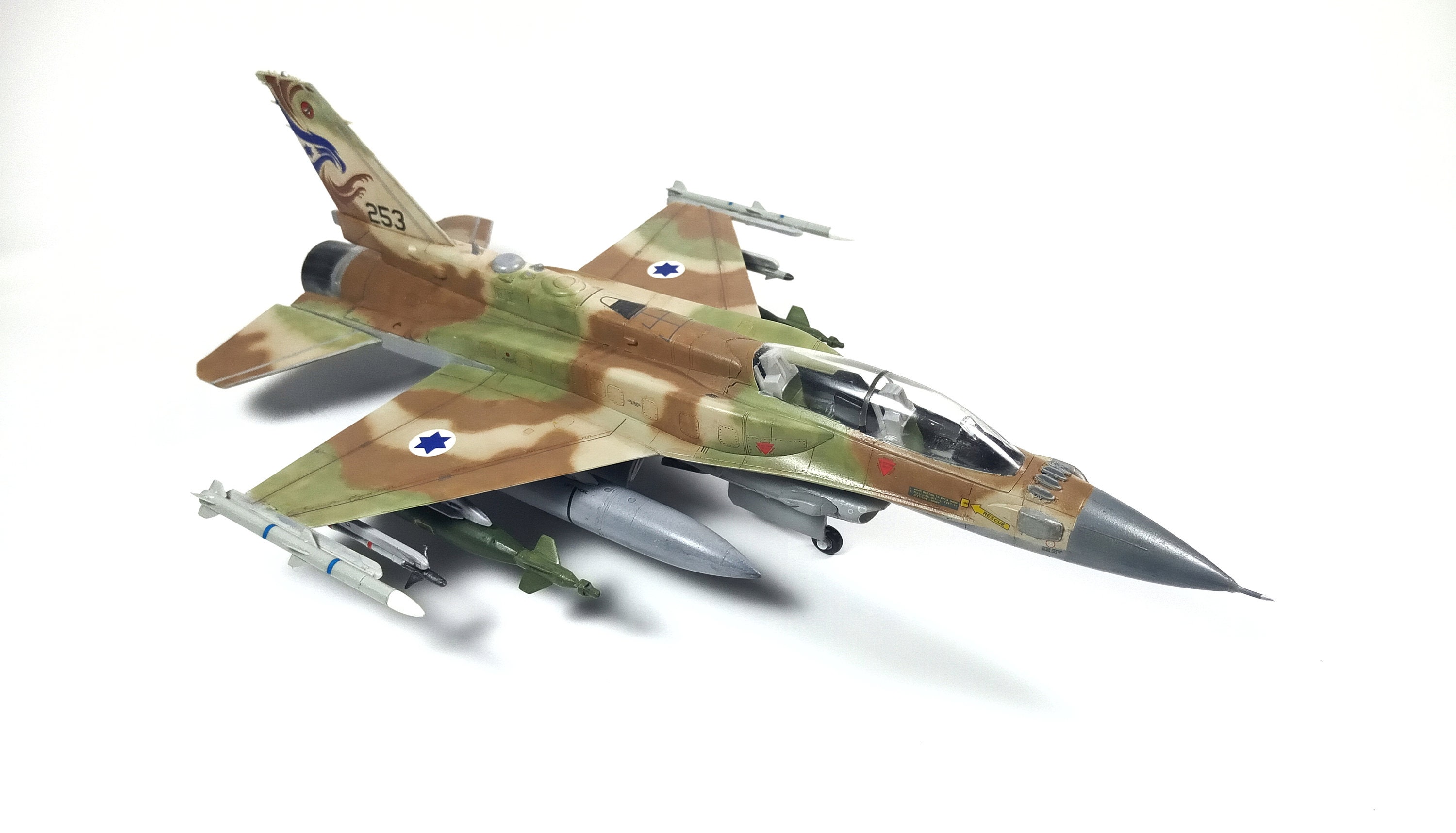 IDF F-16I Fighting Falcon Israeli Air Force 1/72 Scaled