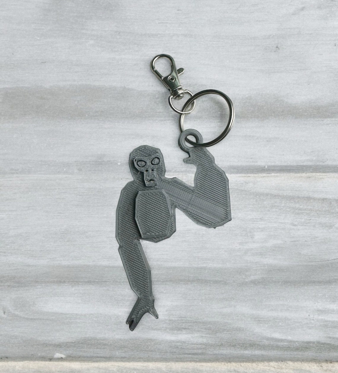 Gorilla Tag Keychain, Gorilla Tag Virtual Realty Character, 3D Printed ...