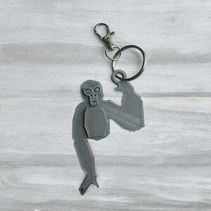 Gorilla Tag Keychain, Gorilla Tag Virtual Realty Character, 3D Printed ...