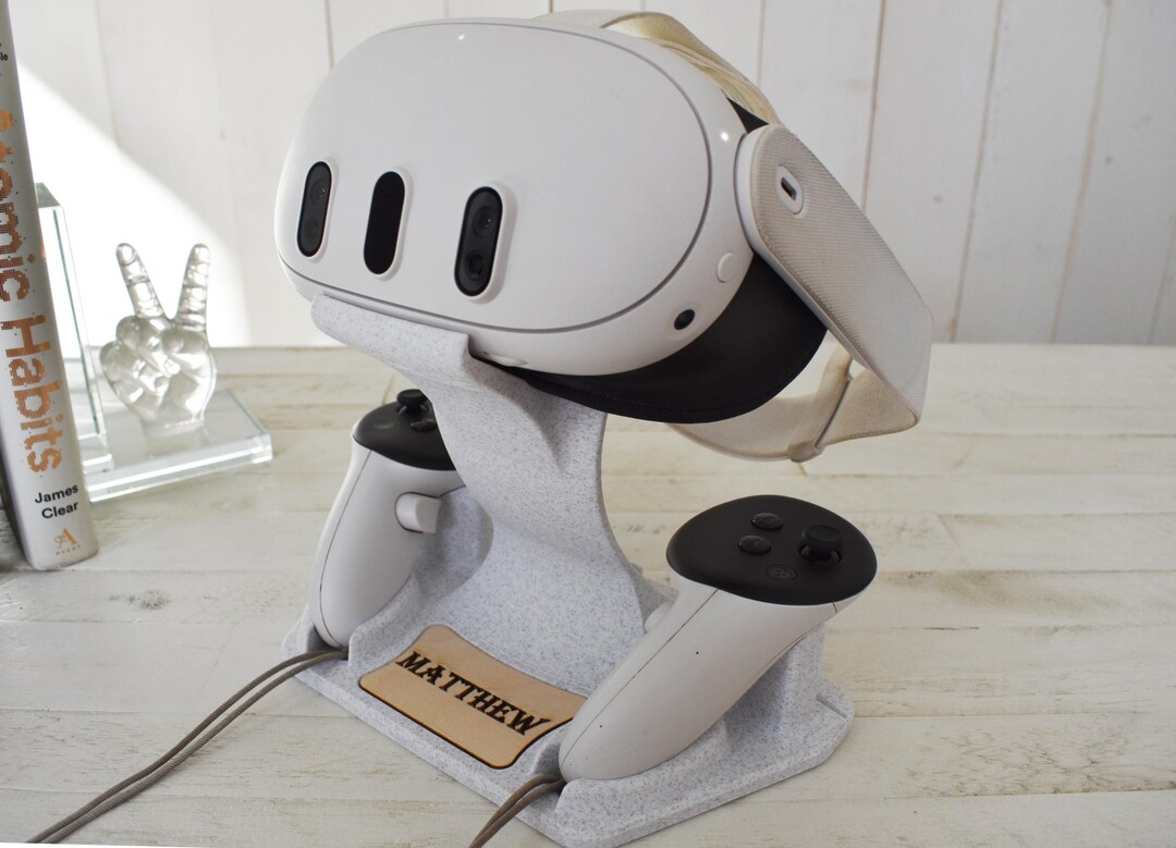 Meta Quest 3 Stand, Oculus Dock, VR Stand - Stylish, Functional, and ...