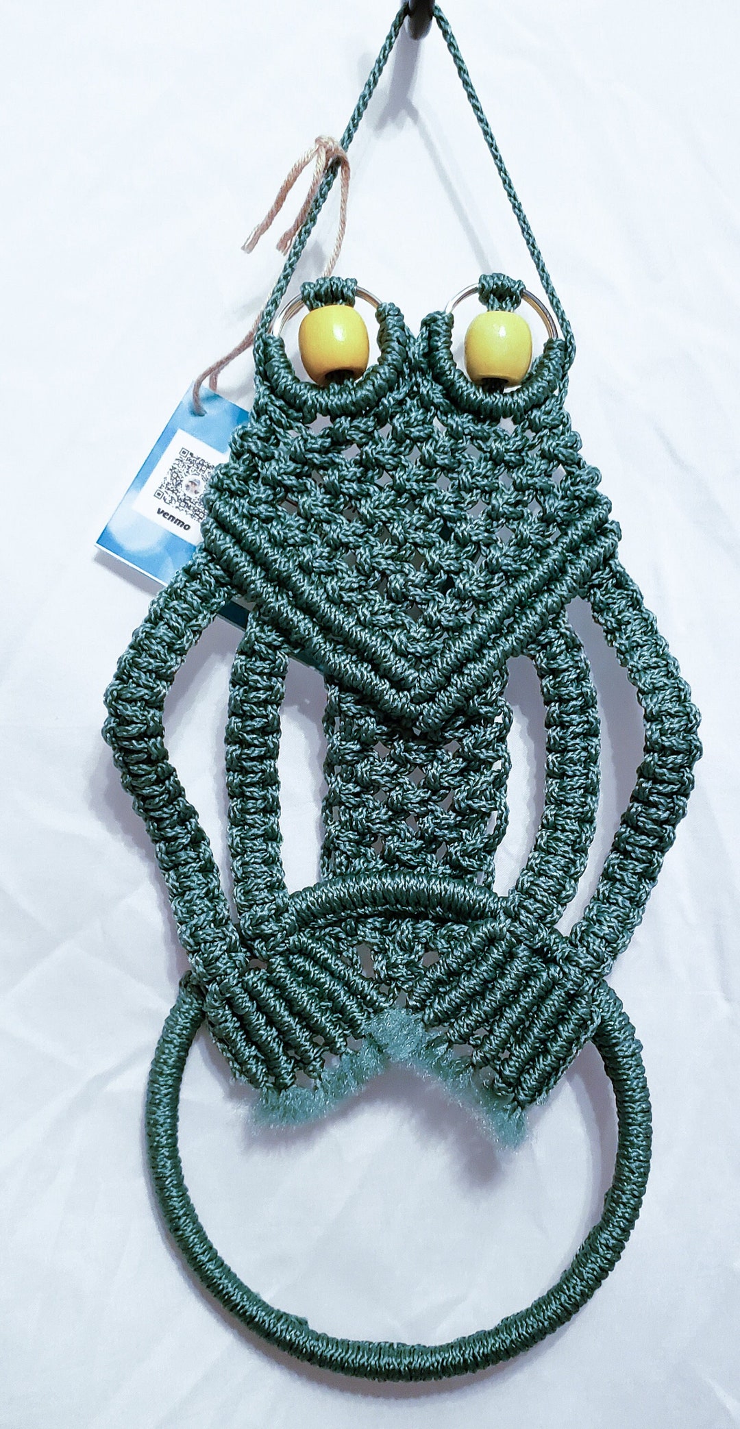 Macrame Frog Wall Hanging - Etsy
